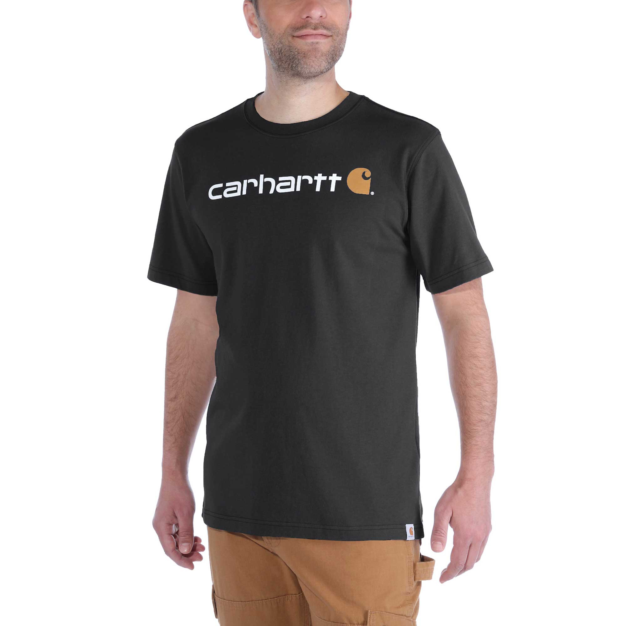 Toolmonkey - Carhartt 103361 Men's T-Shirt with Chest Logo