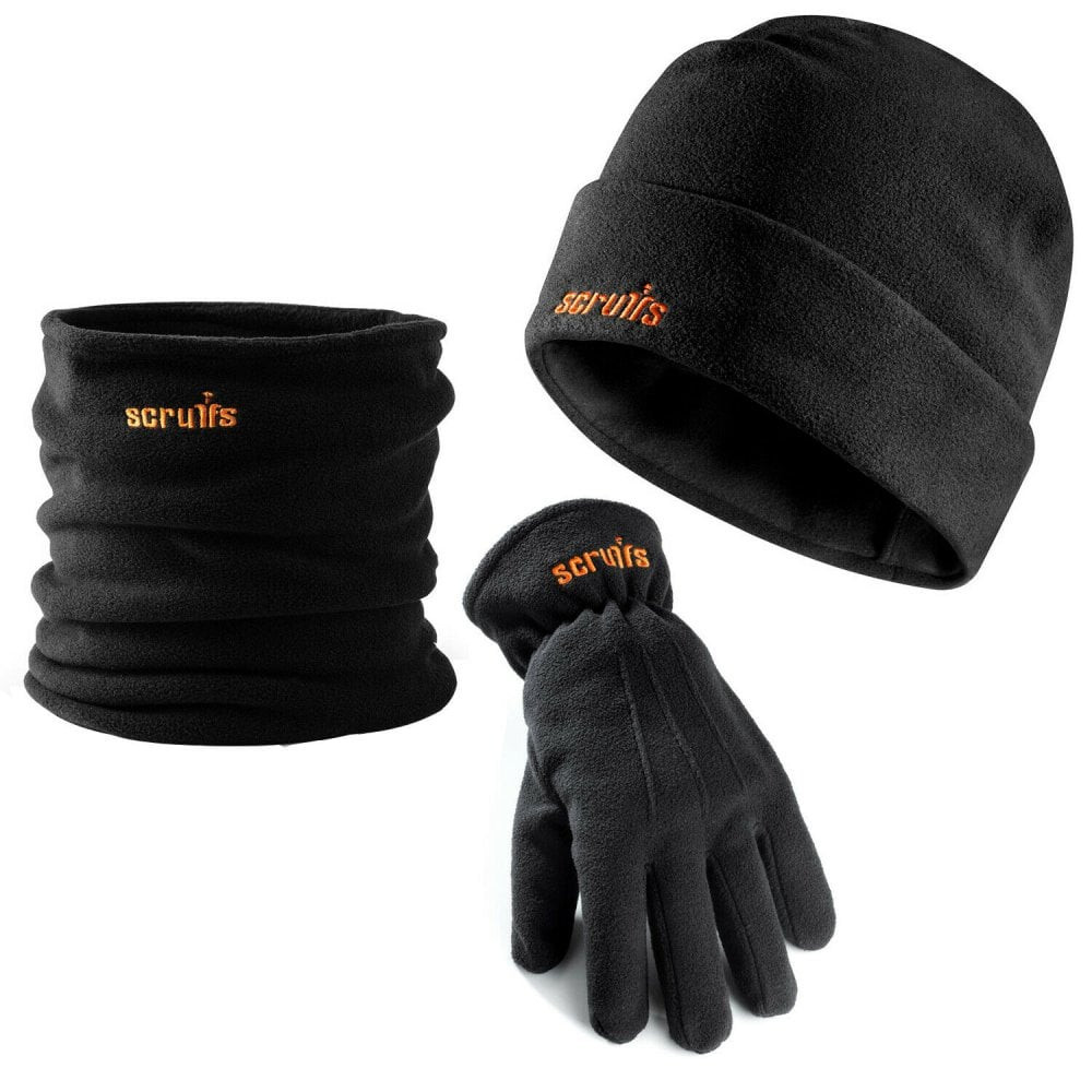 Toolmonkey - Scruffs Winter Essentials Pack (Gloves, Beanie, Gaiter)